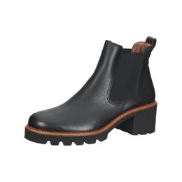 Paul Green Damen Stiefelette "Paul Green Stiefelette Leder/Textil", Gr. 38, schwarz, Leder, Textil, Schuhe