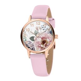 Cool Time Kinder Quarzuhr "The Cool Flower Power", rosa, Armbanduhren, Armbanduhr, Kinderuhr, M&auml;dchen, analog