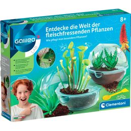 Clementoni Kinder Experimentierkasten "Galileo, Entdecke die Welt der fleischfressenden Pflanzen", bunt, Experimentierkästen, Made in Europe