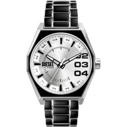 Diesel Herren Quarzuhr "SCRAPER", schwarz, Armbanduhren, Armbanduhr, Herrenuhr, Edelstahlarmband