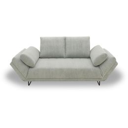 Schlafsofa Inosign, B:250cm T:97cm, grau, 100% Polyester, Kinderzimmer, Sofas, "Jadelyn mit klappbaren Armlehnen, Bettsofa mit Federkern, Breite