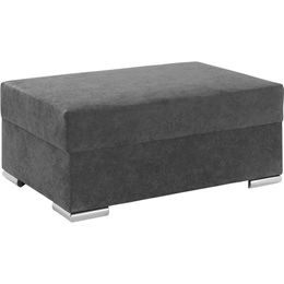 Hocker Collection AB, B:100cm H:40cm T:70cm, grau, Luxus-Microfaser 2 (100% Polyester);Microfaser PRIMABELLE (100% Polyester);Luxus-Microfaser 1