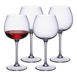 Villeroy & Boch VILLEROY & BOCH Rotweinglas "Rotweingläser Purismo Wine 550 ml 4er Set transparent", transparent, Trinkgefäße