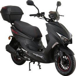 Alpha Motors Motorroller "Speedstar FI", 45 km/h, schwarz, Motorroller, mit Lenkerschloss