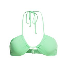 Roxy Damen Triangel-Bikini-Top "Color Jam", gr&uuml;n, Gr. XS, 93% Nylon, 7% Elasthan, Bikini-Oberteile