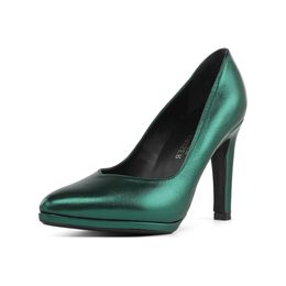 Peter Kaiser Damen High-Heel-Pumps "Peter Kaiser Pumps Leder", Gr. 34,5grün, Leder, Schuhe