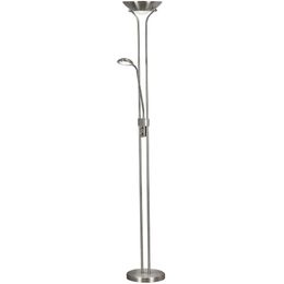 Searchlight Stehlampe "Mother & Child Floor Lamp", 1, &Oslash; 25,4cm H: 180cm, 1 Stk., silber, Wohnzimmer, Leuchten