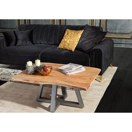 Couchtisch GUTMANN FACTORY, B:100cm H:46cm T:65cm, grau, Wohnzimmer, Tische