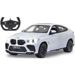 Jamara Kinder RC-Auto "Deluxe Cars, BMW X6 M 1:14, wei&szlig; - 2,4 GHz", wei&szlig;, B:16cm H:12,1cm T:35,3cm, Fernlenkfahrzeuge, mit LED-Lichtern