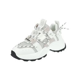 Steve Madden Damen Sneaker "Steve Madden Sneaker Lederimitat/Textil", Gr. 39, weiß, Lederimitat, Textil, Schuhe