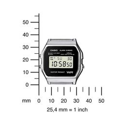 CASIO VINTAGE Damen Chronograph, silber, Armbanduhren, Quarzuhr, Armbanduhr, Damenuhr, Herrenuhr, Digitaluhr,Edelstahlarmband