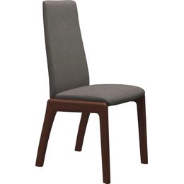 Polsterstuhl stressless, B:57cm H:92cm T:59cm, braun, Microfaser DINAMICA (88% Polyester, 12% Polyurethan), Esszimmer, St&uuml;hle, "Laurel", Low Back,