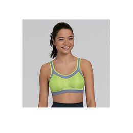 Anita active Damen Sport-BH "Momentum", Gr. 90, grün, Microtouch, Obermaterial: 70% Polyester, 15% Elasthan, 15% Polyamid, mehrfarbig, BHs, ohne