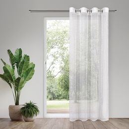 Vorhang GERSTER, B:140cm H:245cm, grau, Polyester, Wohnzimmer, Gardinen, "Bodo", SB-&Ouml;senschal "Bodo"