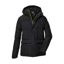 Killtec Jungen Steppjacke "KOW 156 BYS QLTD JCKT", schwarz, Gr. 128, Oberstoff: 100% Polyester, Futter: 100% Polyester, Wattierung: 100% Polyester,