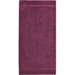Strandtuch Dyckhoff, B:70cm L:200cm, lila, Walkfrottier, Obermaterial: 100% Baumwolle, Handt&uuml;cher, "Planet"