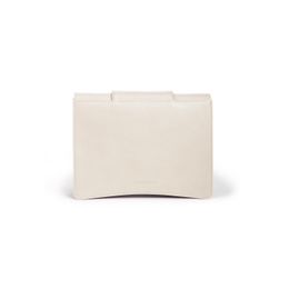 Gretchen Damen Schultertasche "Oyster Clutch Three", beige, Leder, mehrfarbig, Taschen, aus italienischem Kalbsleder