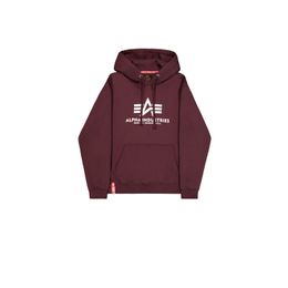 Herren Hoodie "Basic Hoodie BL", rot, Gr. XXXL, Alpha Industries, Obermaterial: 80% Baumwolle, 20% Polyester, Sweatshirts