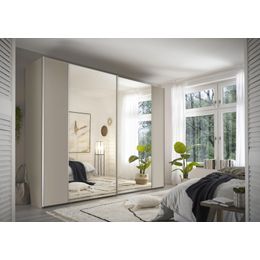 Schwebet&uuml;renschrank STAUD, B:270cm H:222cm T:68cm, beige, Holzwerkstoff, Schr&auml;nke, "Sonett 120, Made in Germany", mit vier verschiedenen