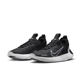 Nike Damen Laufschuh "Free Run Flyknit Next Nature", Gr. 36,5, schwarz-weiß, Textil, Schuhe