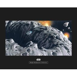 Komar Bild "Star Wars Classic RMQ Asteroid", B/H/T: 50cm x 40cm, Star Wars, 1 Stk., bunt, Wohnzimmer, Bilder, Wandbild zur Dekoration im Kinderzimmer