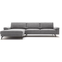 Ecksofa, B:274cm H:95cm T:178cm, grau, CREATION BY ROLF BENZ, Wohnzimmer, Sofas, "CR.450 elegantes Designsofa mit hohem Sitzkomfort"
