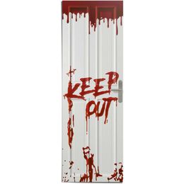 Poster Reinders, B:53cm H:158cm, rot, Papier, K&uuml;che, Bilder, "Keep Out"