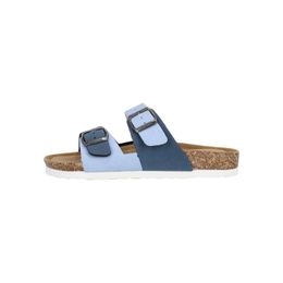 CRUZ Damen Sandale "Poapi", Gr. 36, blau, Leder, Polyurethane, Synthetik, Schuhe, im trendigen Color-Blocking-Design