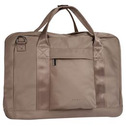 Bugatti Aktentasche "ELIA", beige, Kunstfaser, leicht gl&auml;nzend, unifarben, Taschen