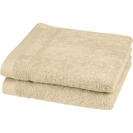 Handtücher Ross, B:50cm L:100cm, beige, Frottier, Baumwolle, Handtücher, "Rubin", 100% Baumwolle