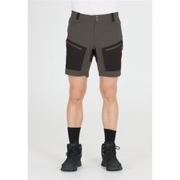 WHISTLER Herren Shorts "Kodiak", grau, Gr. L, mehrfarbig, 94% Polyamid, 6% Elasthan, Hosen, aus funktionalem und wasserabweisendem Material