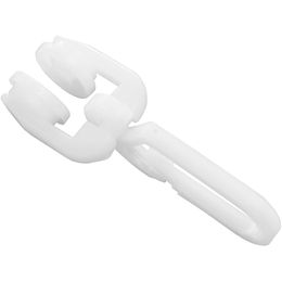 Gardinenring Gardinia, wei&szlig;, Gardinenbefestigungen, "T-Rollringe mit Faltenlegehaken", Serie T-Schiene