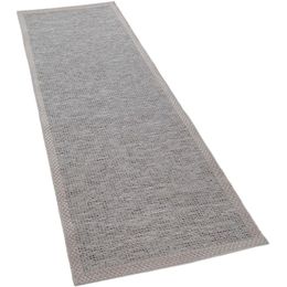 Teppich Paco Home, B:80cm H:4mm L:150cm, beige, Polypropylen, Wohnzimmer, Teppiche, "Quebec 135", Flachgewebe, meliert, mit Bord&uuml;re, In- und Outdoor