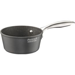 Pinti Inox PINTINOX Kasserolle "ST1", 1,2 l + &Oslash; 16cm + H&ouml;he 7,1cm, grau, T&ouml;pfe, 3-lagige Antihaftbeschichtung, Induktionsgeeignet, &Oslash; 16 cm