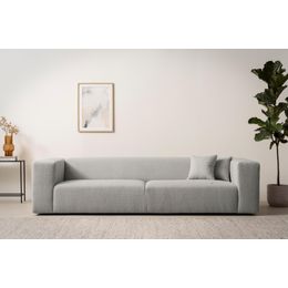 3-Sitzer Home Affaire, B:275cm H:66cm T:101cm, grau, Sofas, "BAKELS, Couch in Cord oder Boucle-Stoff, Sofa im modernen Design", bequemer