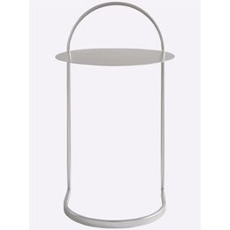 Beistelltisch HEINE HOME, B:35cm H:60cm T:35cm, silber, Wohnzimmer, Tische