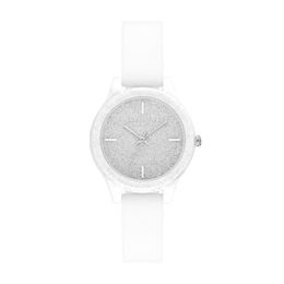 Skechers Damen Quarzuhr "CARMELINA"wei&szlig;, Armbanduhren, Armbanduhr, Damenuhr, Silikonarmband, analog
