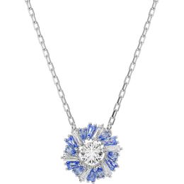 Swarovski Damen Kette mit Anhänger "Idyllia E Florere Blume", Metall, L: 45, bunt, Metall, Halsketten, mit Swarovski Kristall