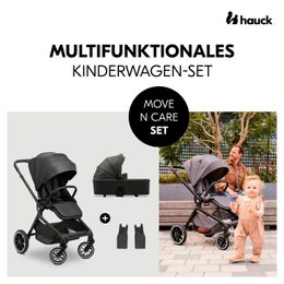 hauck Kinder Kombi-Kinderwagen "Move N Care Set", schwarz, Aluminium, Kunststoff, Polyester, Polyurethan, Kinderwagen, belastbar bis 22 kg
