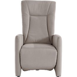Sit & More TV-Sessel SIT & MORE, B:71cm H:113cm T:85cm, grau, 100% Polyester, Sessel, "Melissa", wahlweise elektrisch oder manuell verstellbar, optional