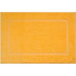 Badematte Dyckhoff, H:2mm, gelb, Baumwolle, Badematten, "Kristall", 2er Set Hotelmatte
