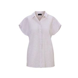 GOLDNER Damen Hemdbluse "Kurzgr&ouml;&szlig;e Ausbrenner Bluse"wei&szlig;, Gr. 19, Obermaterial: 74% Viskose CV. 26% Polyamid PA., Blusen