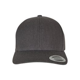 Flexfit Damen Snapback Cap "Flexfit Unisex Retro Cotton Blend Snapback"schwarz heather, unifarben, 60% Baumwolle, 40% Polyester, Caps