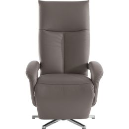 Sit & More TV-Sessel SIT & MORE, B:74cm H:112cm T:82cm, braun, Sessel, "Tycoon mit Kopfteilverstellung und 360 Drehfunktion", wahlweise manuell oder