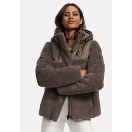 Marikoo Damen Winterjacke "Kaguraa", grau, Gr. S, Obermaterial: 100% Polyester; Innenseite: 100% Polyester; Futter: 100% Polyester; Wattierung: 100%