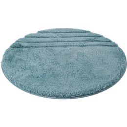 M&ouml;ve Badematte M&Ouml;VE, H:30mm, blau, Polyacryl, Badematten, "Loft, Badvorleger, Badezimmer Teppich", Badteppich, Badematten auch als 2 teiliges Set & rund