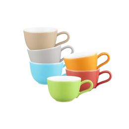 Seltmann Weiden Espressotasse "Espressotassen Liberty Pure Colors 90 ml 6er Set", 6 tlg.mixed, Trinkgef&auml;&szlig;e