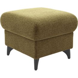 Sit & More Polsterhocker SIT & MORE, B:58cm H:48cm T:58cm, braun, 100% Polyester, Hocker, "Glendale", mit Stauraum