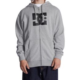 DC Shoes Herren Kapuzensweatshirt "DC Star", grau, Gr. XS, 55% gekämmte Baumwolle, 25% Baumwolle, 20% Polyester, Sweatshirts