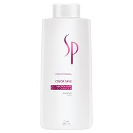 Wella SP Haarshampoo "Color Save Shampoo", 1.000mlweiß, Haarpflegemittel, farbschützend, einfache Anwendung, pflegend